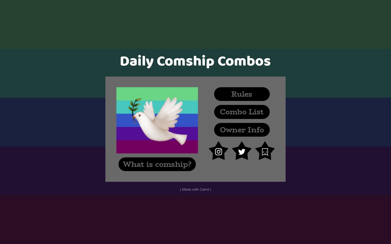 Daily comship combos